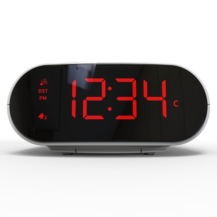 Multifunctional Digital Desk Clock Modern LED USB Multi Time Zone ...