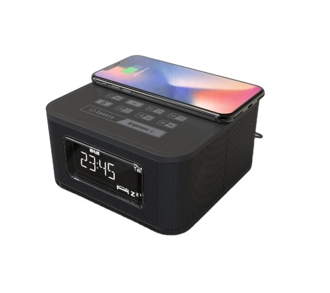Dual Alarm Radio Dab Bluetooth Clock DAB Radio With Rechargeable ...