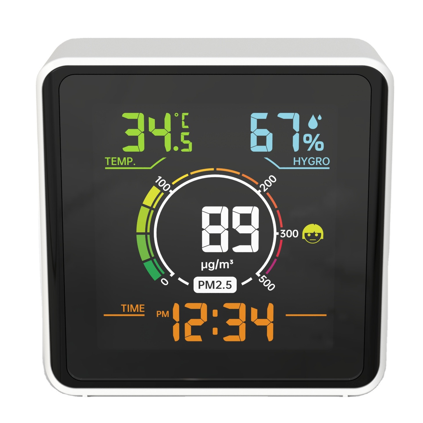 PM2.5 Indoor Air Quality Meter Wifi Tuya Gas Analyzer For Monitoring ...